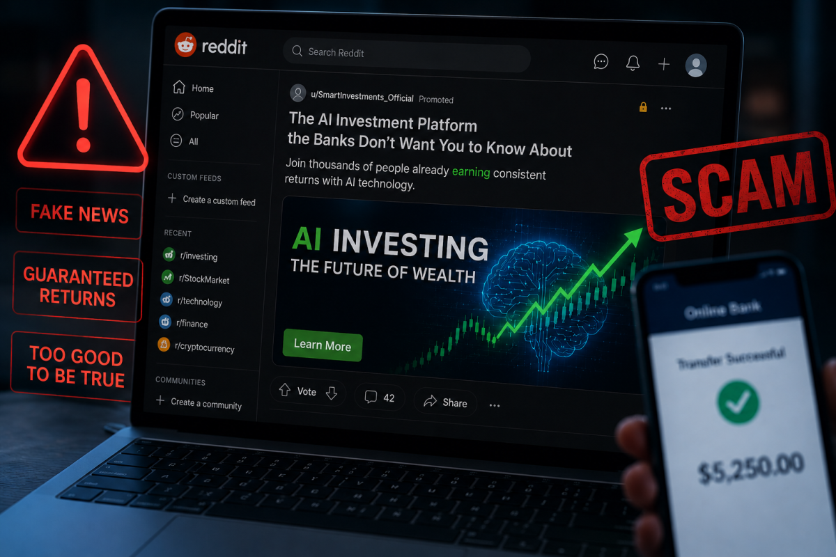 Fake BBC and Guardian Reddit Ads Push Investment Scams | Web Stat